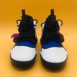 Nike | Shoes | New Nike Air Force 27 Gs White Lyon Blueberry | Poshmark